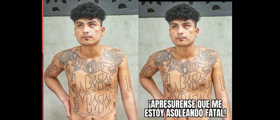 Realizan meme de pandillero detenido que se "molesta" porque irá aun ...