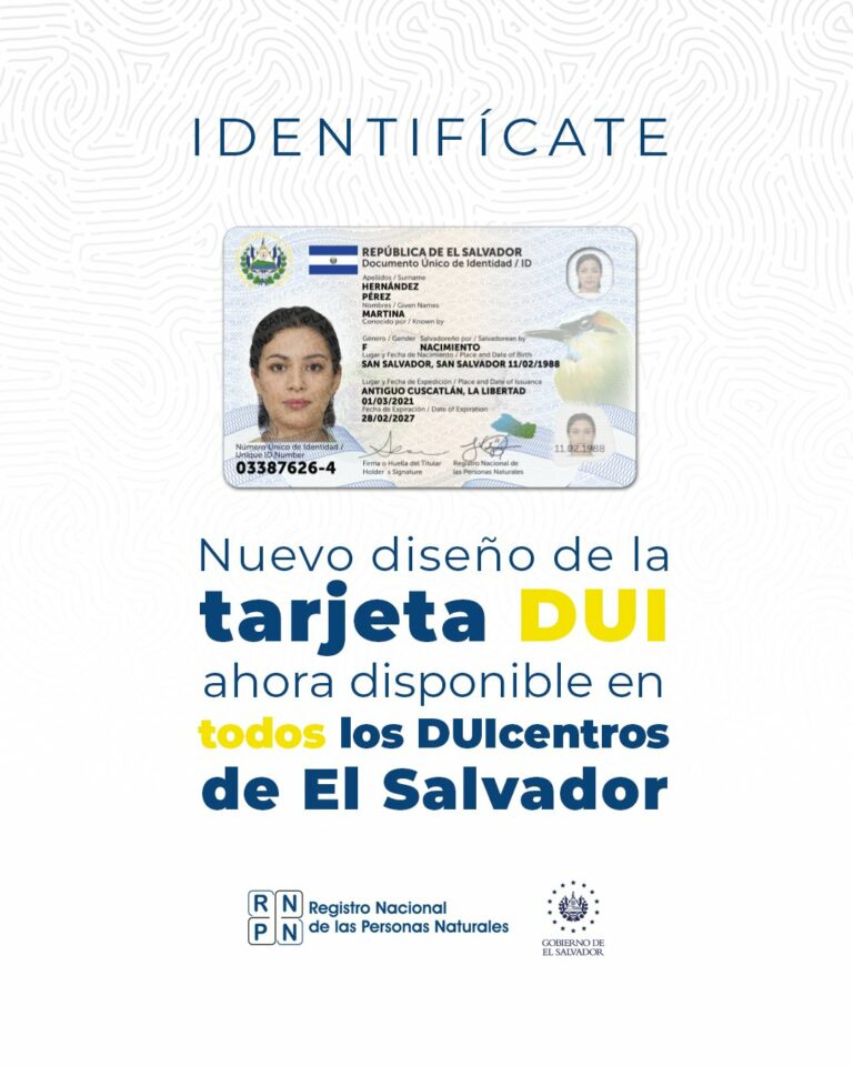 Así es el nuevo diseño del DUI | Noticias | El Blog - Noticias de El ...
