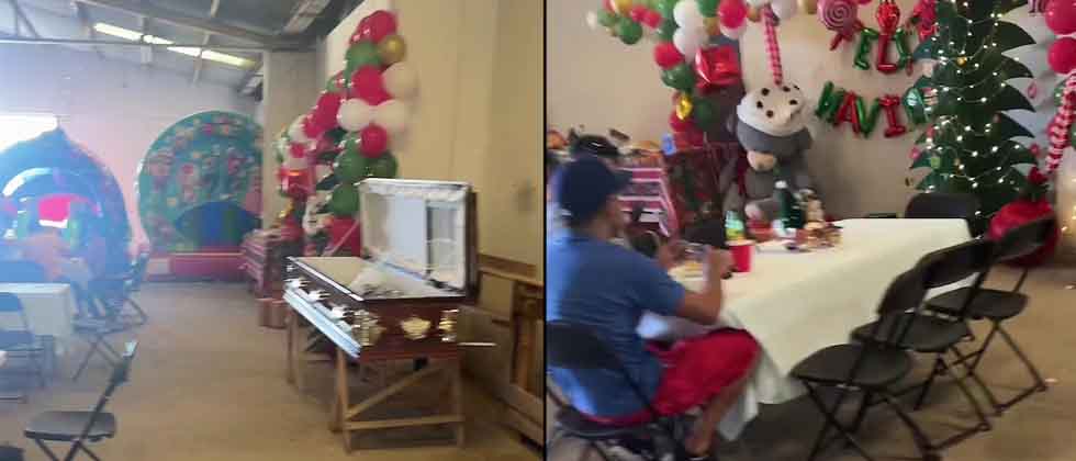 VIDEO: Familia utiliza ataúd como hielera durante fiesta navideña ...